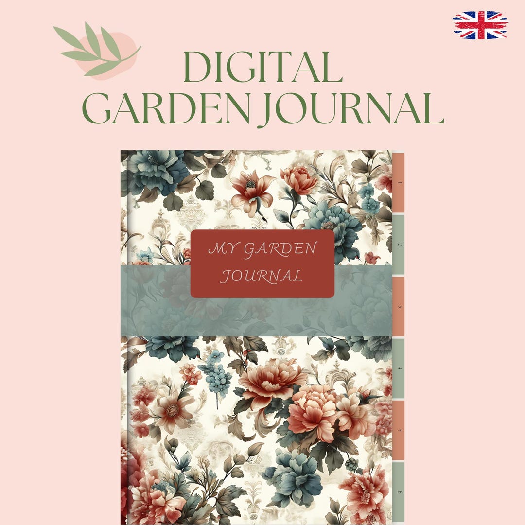Digital Garden Planner for Tablet – Gardening Notebook PDF | Digital ...
