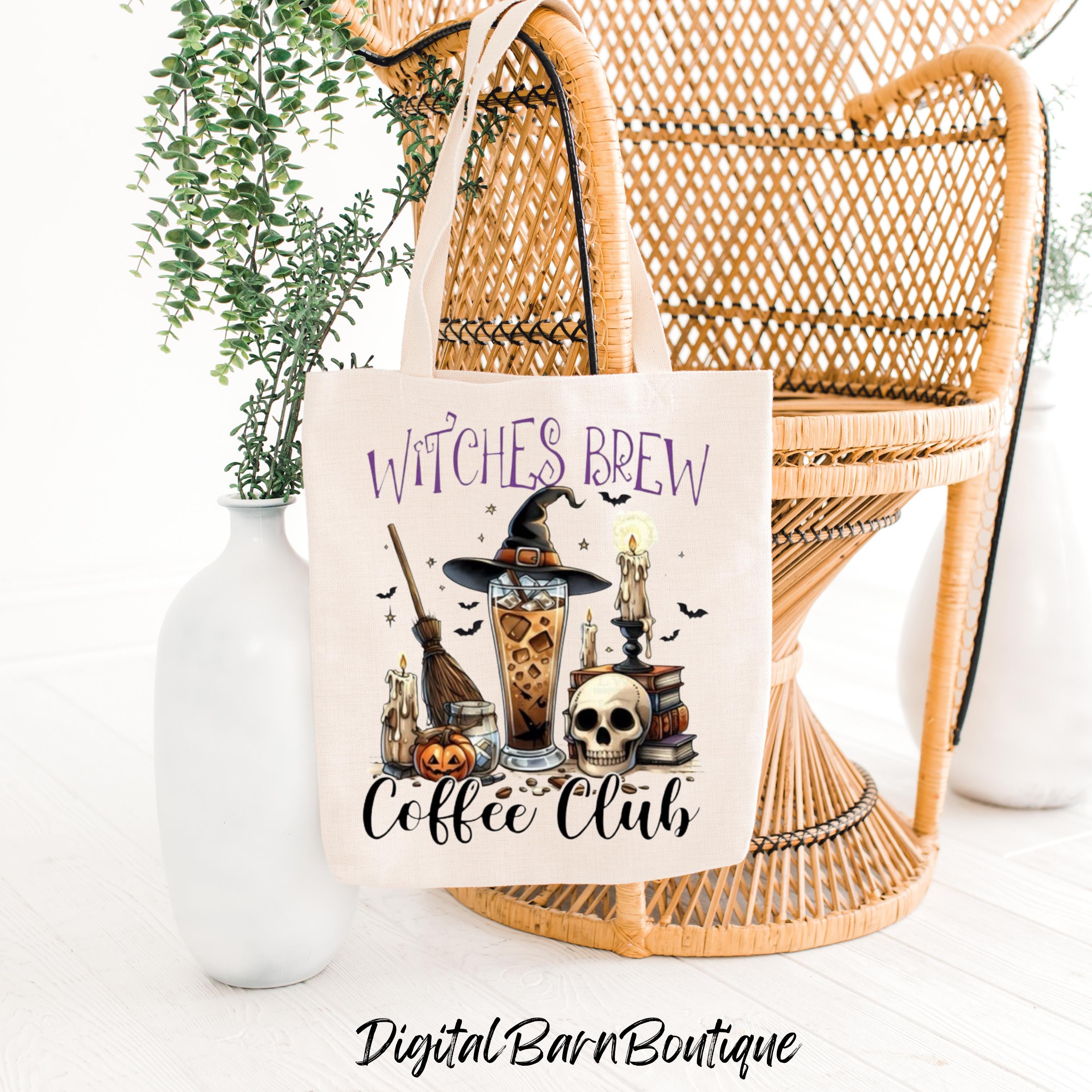 Witches Brew Iced Coffee PNG: Spooky Halloween Clipart (digital ...