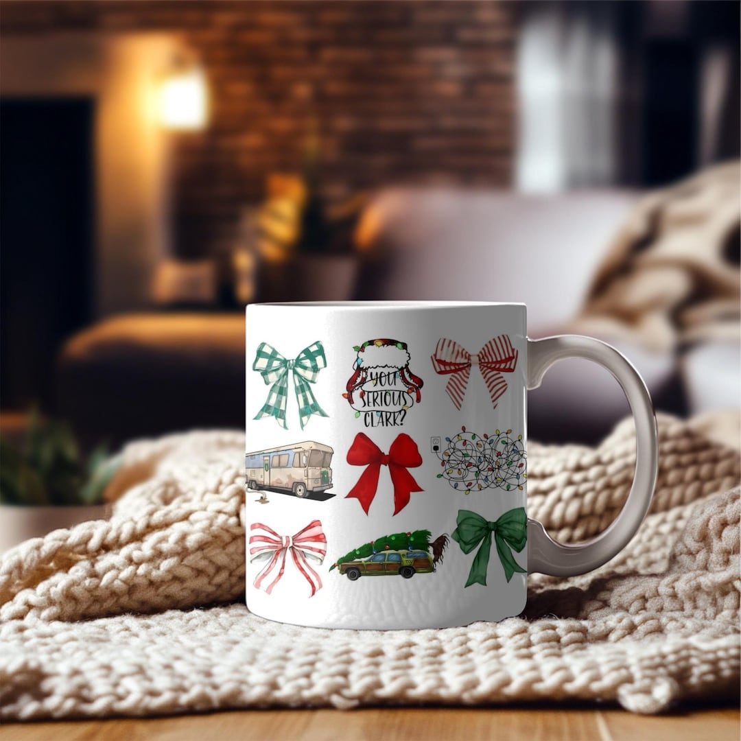 Christmas Vacation Clipart Bundle: Retro Holiday PNG Graphics (digital ...