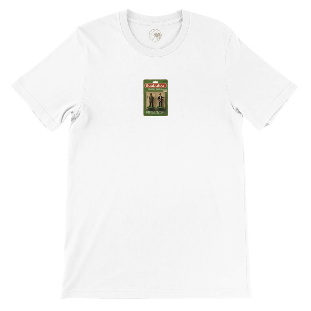 Britpop T-shirt | Subbuteo-inspired Unisex Crewneck - Etsy