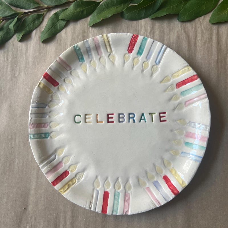 Celebration Plate - Etsy