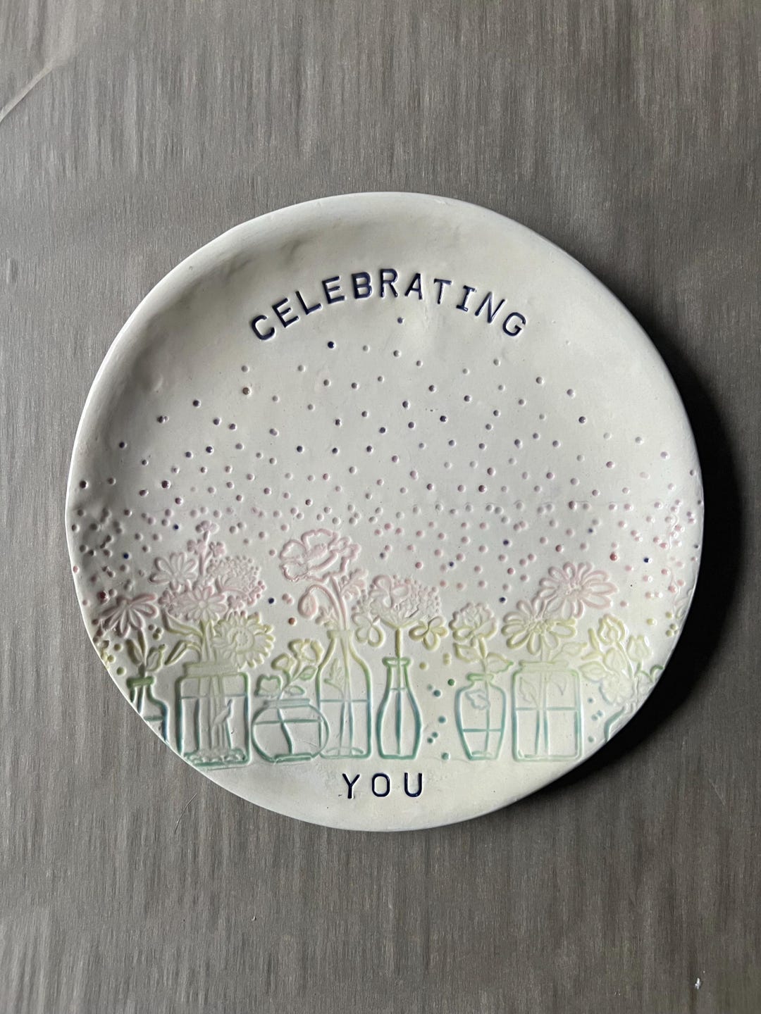 Celebration Plate, Happy Birthday Plate, Birthday Plate, Celebration ...