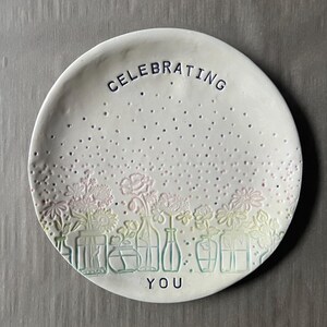 Celebration Plate, Happy Birthday Plate, Birthday Plate, Celebration ...