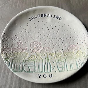 Celebration Plate, Happy Birthday Plate, Birthday Plate, Celebration ...