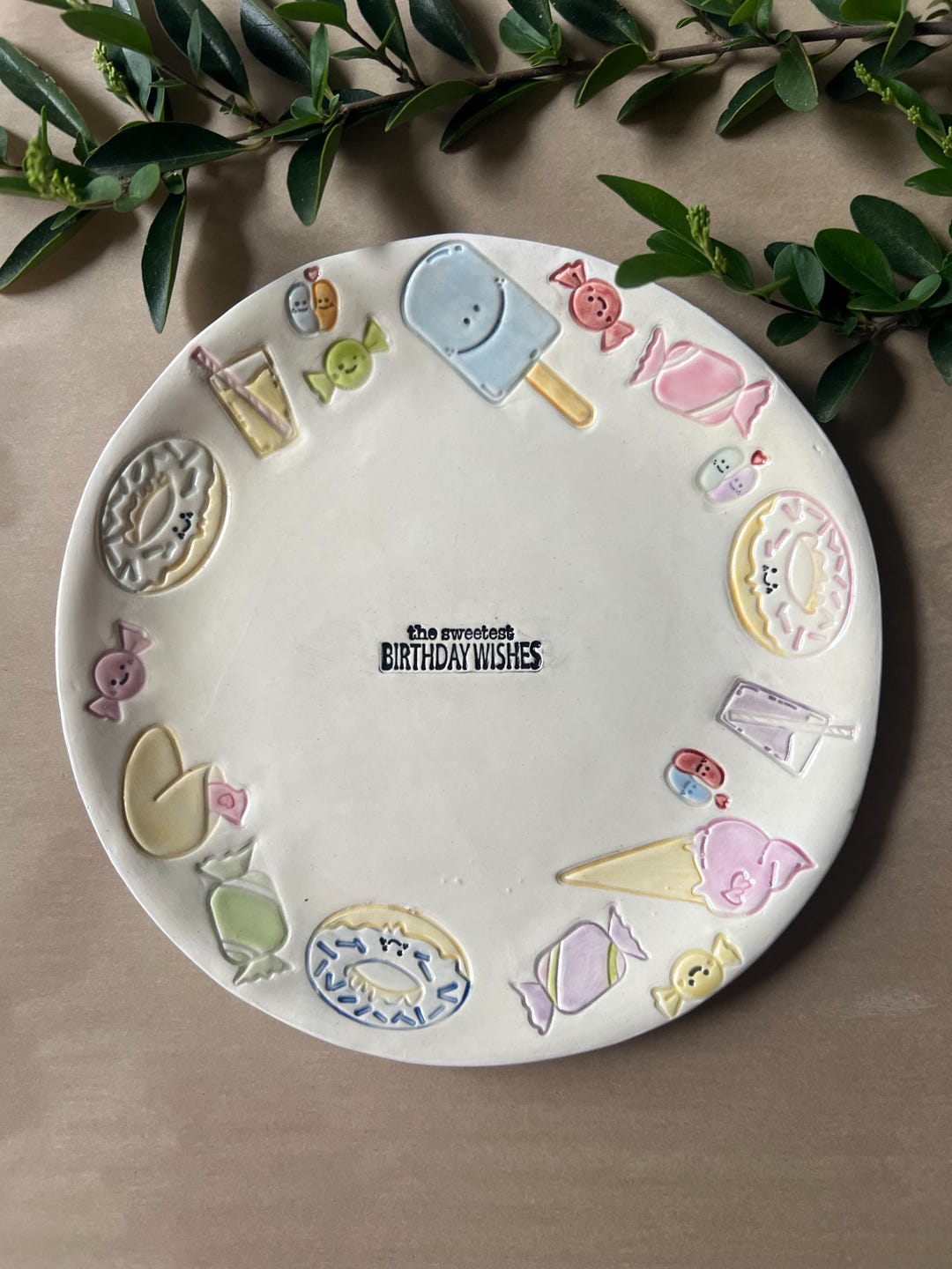 Birthday Celebration Plate, Happy Birthday Plate, Birthday Plate ...
