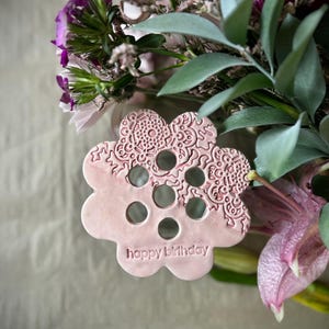 Happy Birthday Floral Frog With Screw Lid and Water Jar , Pencil Holder ...