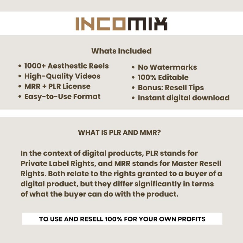 1000+ Melanin Reels | Faceless Instagram Video Pack (PLR + MRR) - Etsy