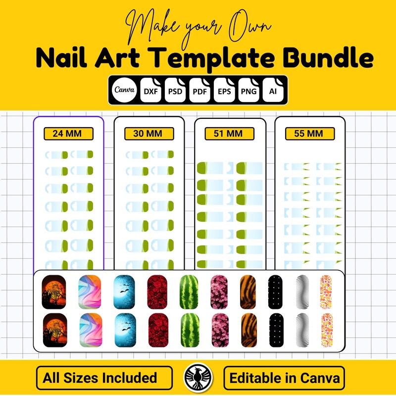 Printable Nail Art French - Etsy