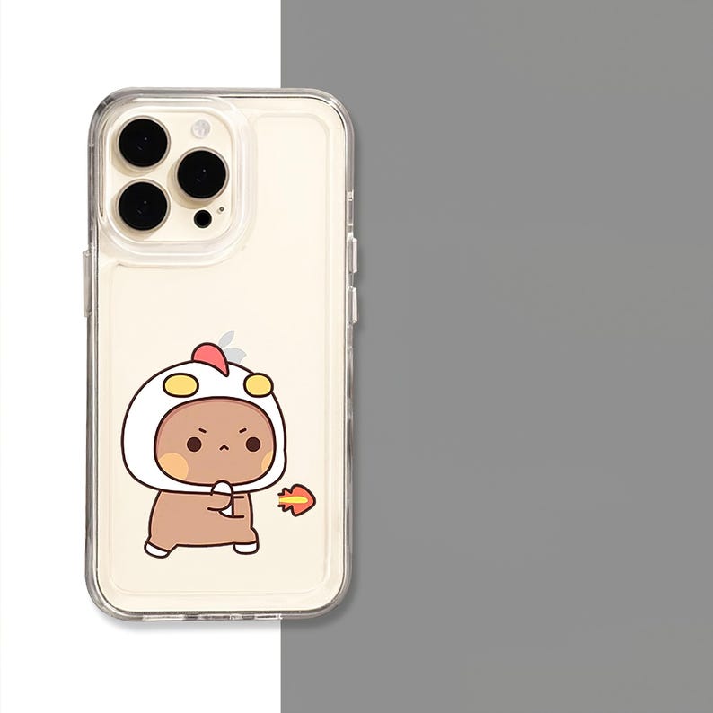 Bubu and Dudu Bear Phone Case, Cute Panda Phone Shell, Yier Cartoon ...
