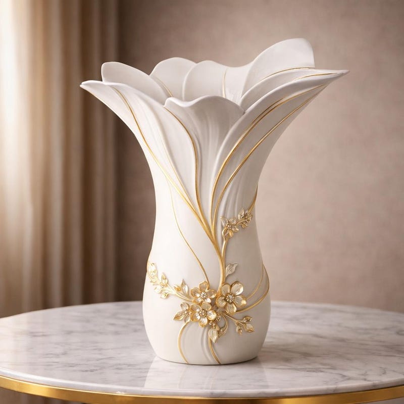 Decorative Flowers Vase - Etsy