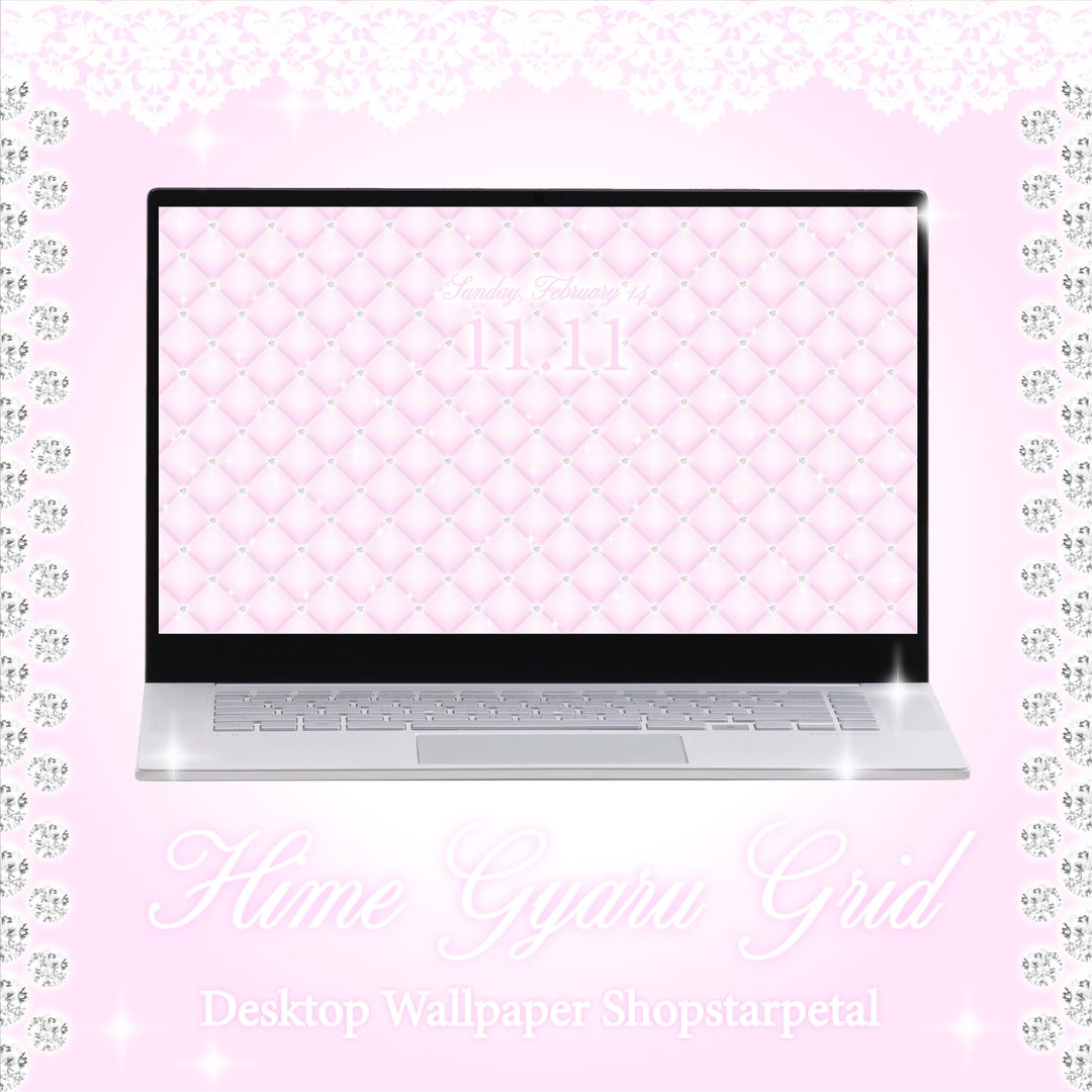 Hime Gyaru Desktop Wallpaper: Kawaii Pink Pastel Princess (digital ...