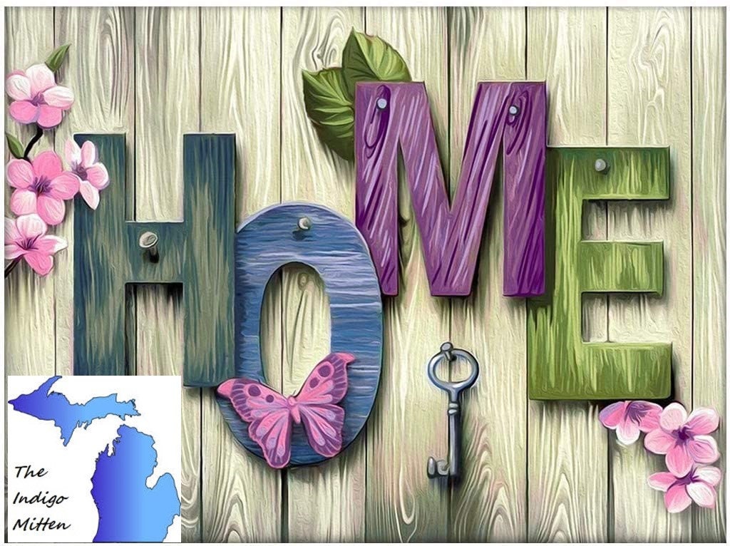 Cross-stitch PATTERN for Home Sign Digital Download PDF - Etsy