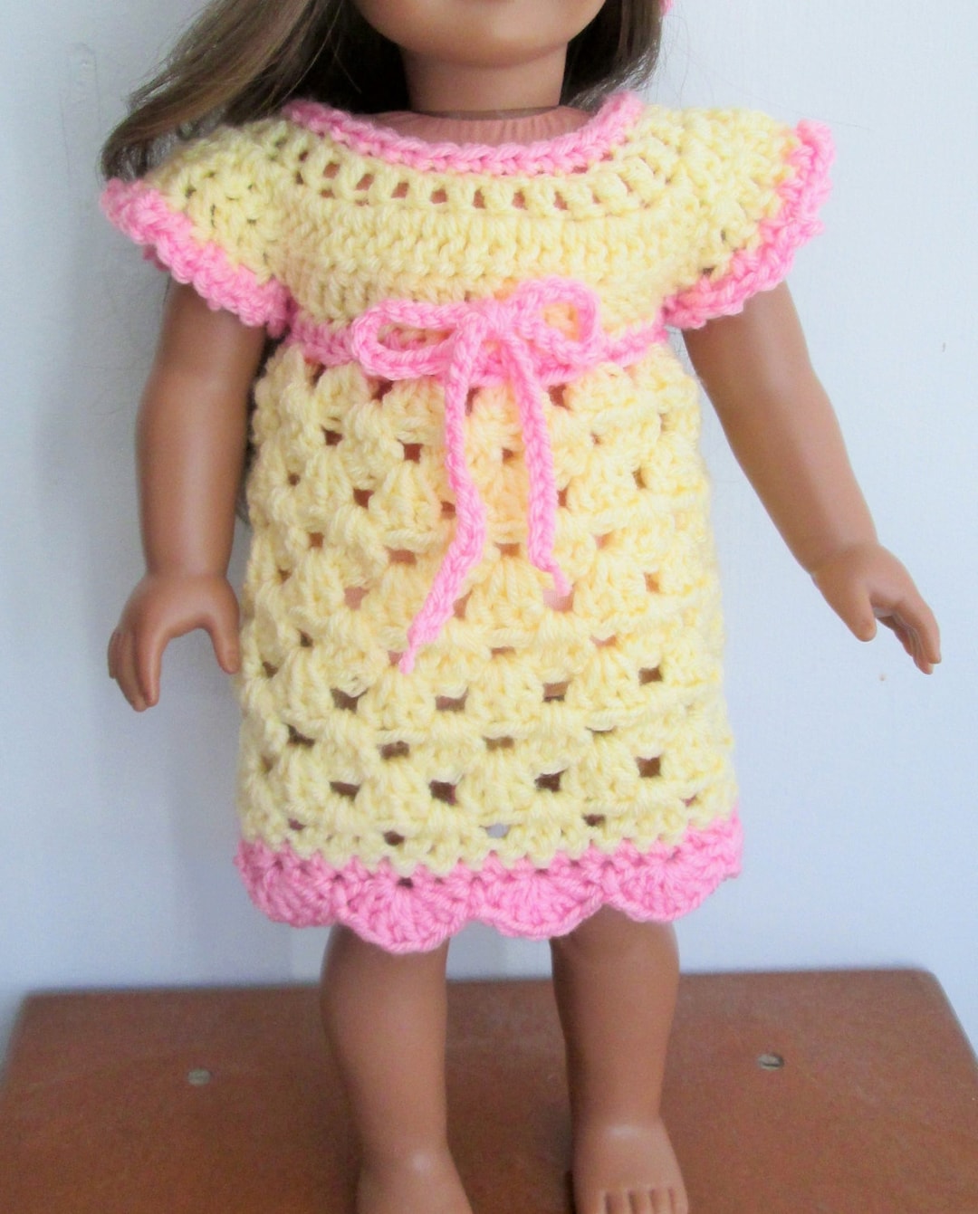 Crochet PATTERN for Doll Dress, Instant Download, Easy Pattern, for 18 ...