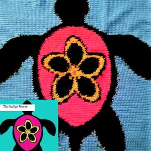 CROCHET Graph With Instructions PATTERN Tropical Sea Turtle - Etsy
