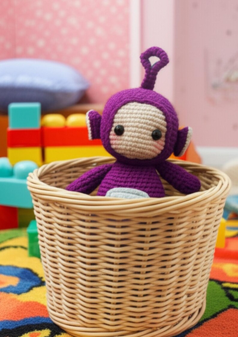 Amigurumi Teletubbies Crochet Pattern| Laa Laa, Digital Pattern ...