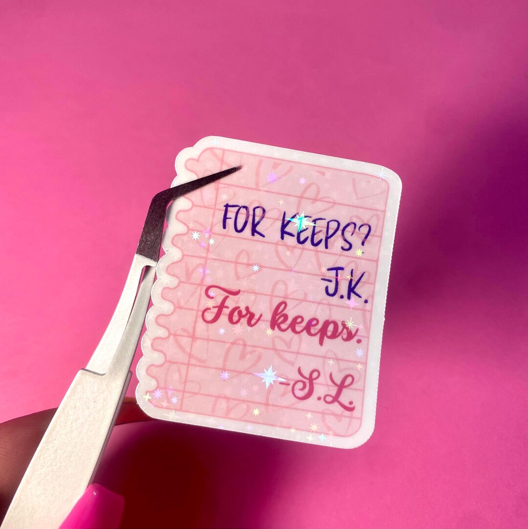 Johnny Kavanagh & Shannon Lynch 'for Keeps' Sticker - Binding 13 - Etsy