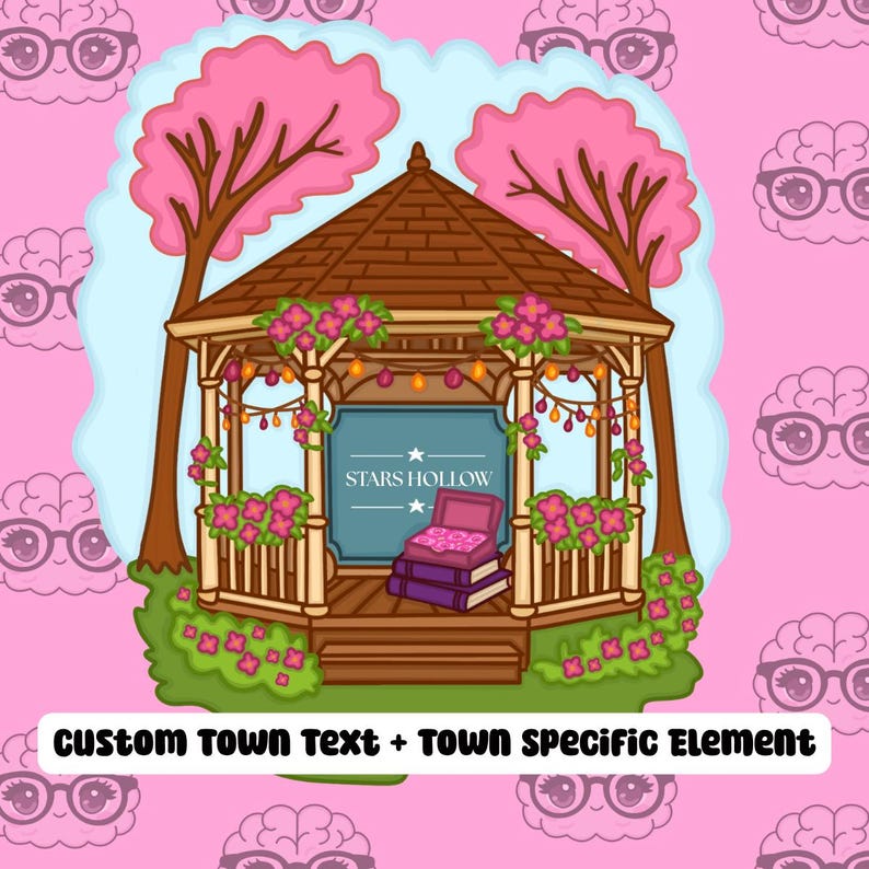 Custom Gilmore Girls Sticker Stars Hollow Gazebo - Etsy