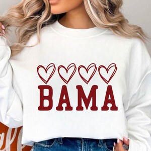 Alabama SVG Bundle: Crimson Football, State Outline, Love Designs - Etsy