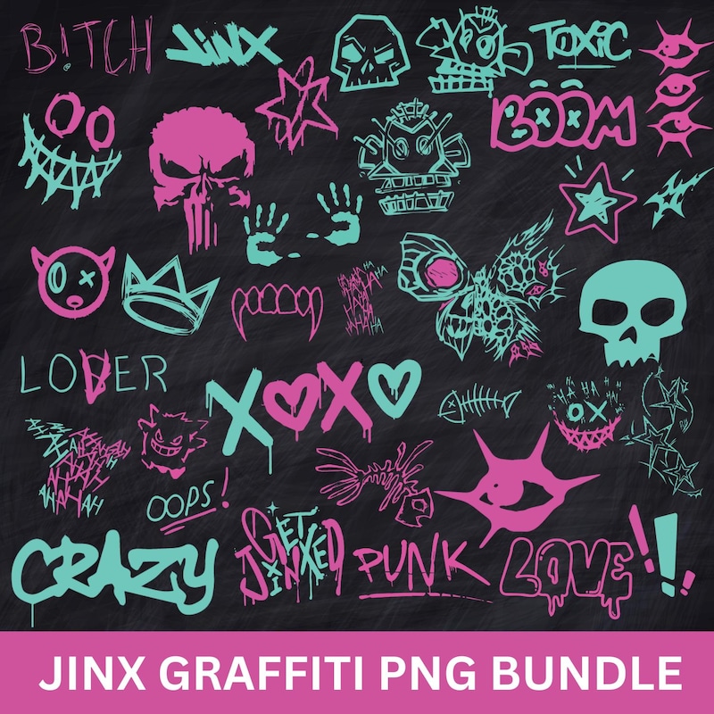 Jinx Graffiti - Etsy
