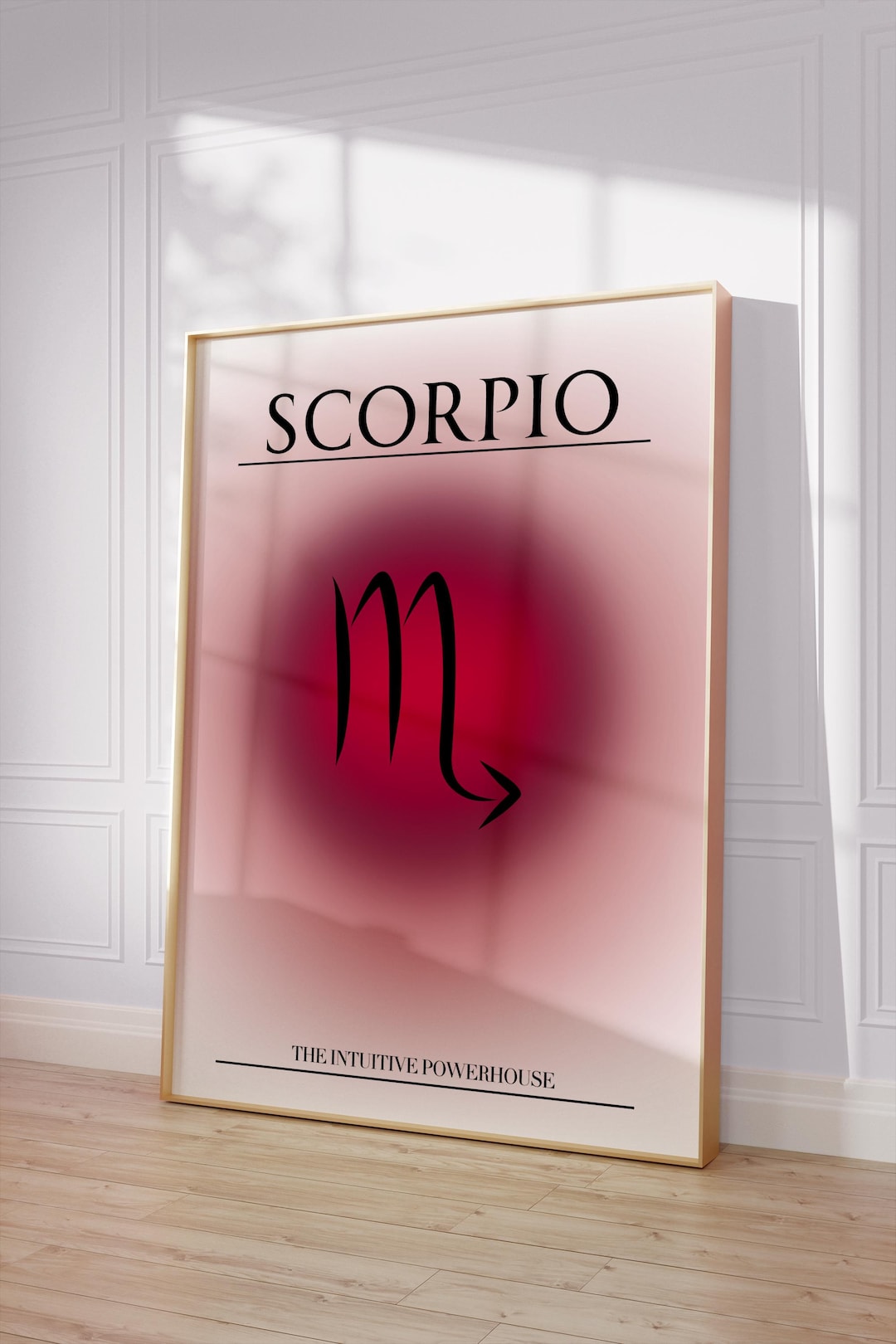 Scorpio Zodiac Wall Art | Water Sign Astrology Print | the Intense ...