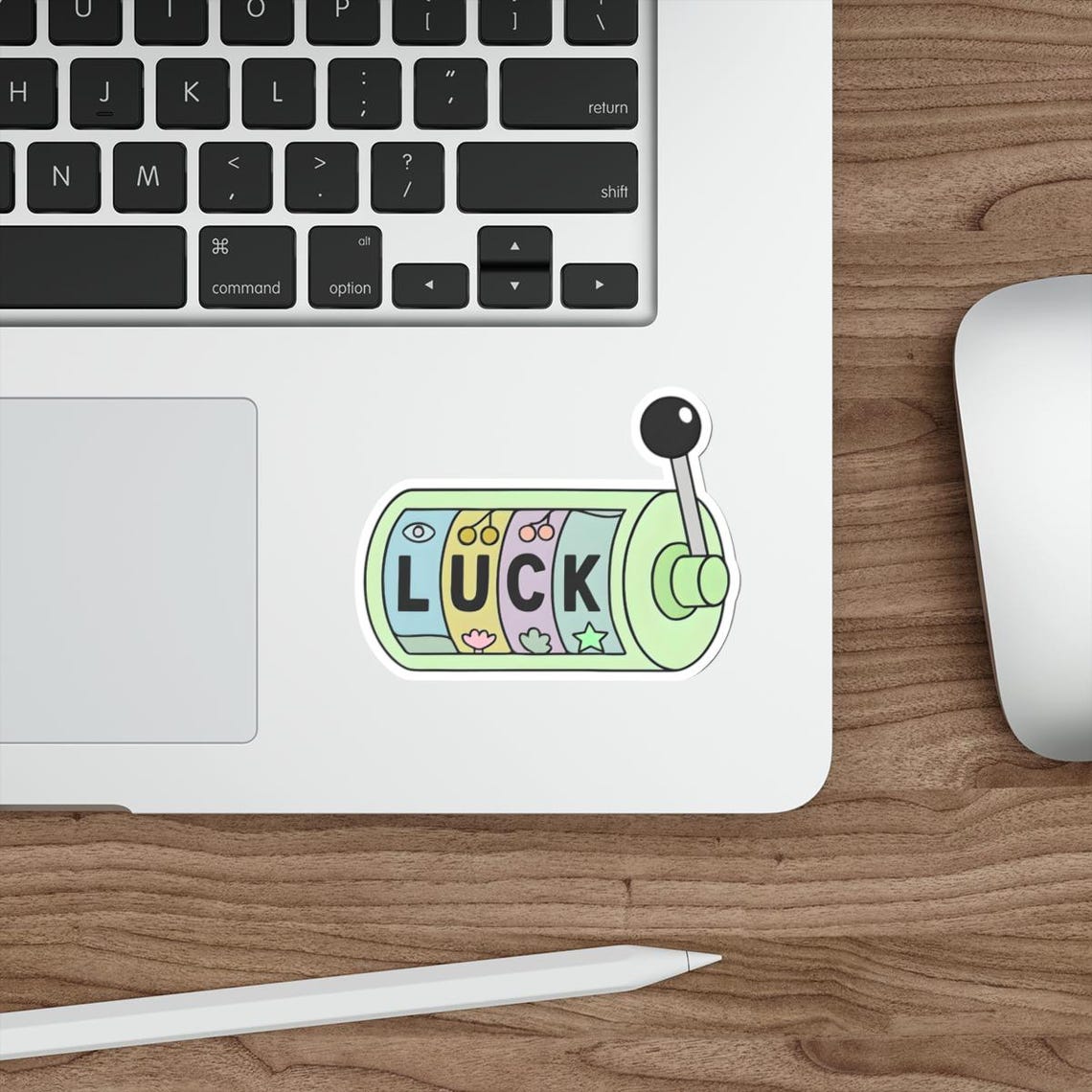 Lucky Charm Die-cut Stickers: Water-resistant Vinyl, Matte Finish - Etsy