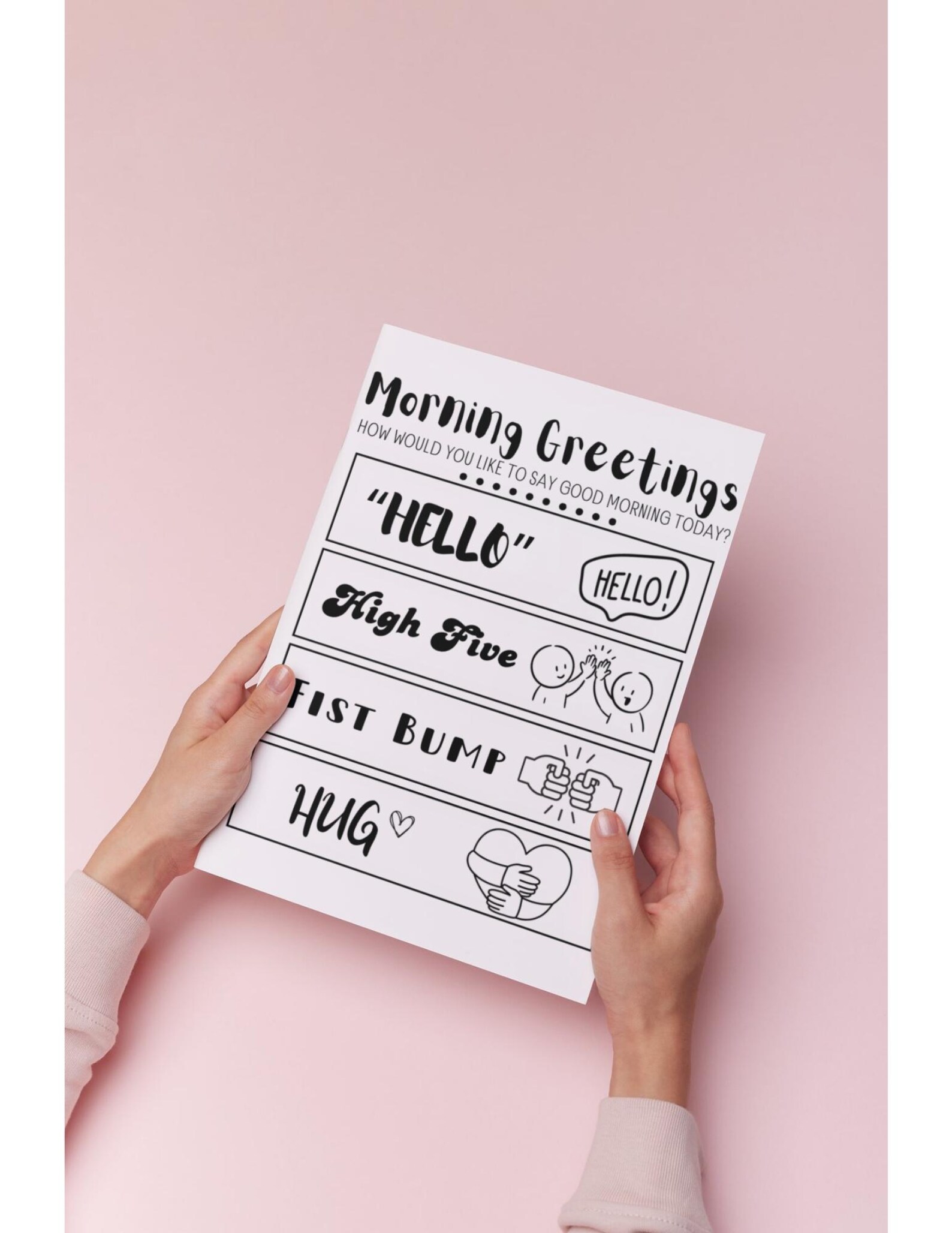 Morning Greetings Poster - Etsy