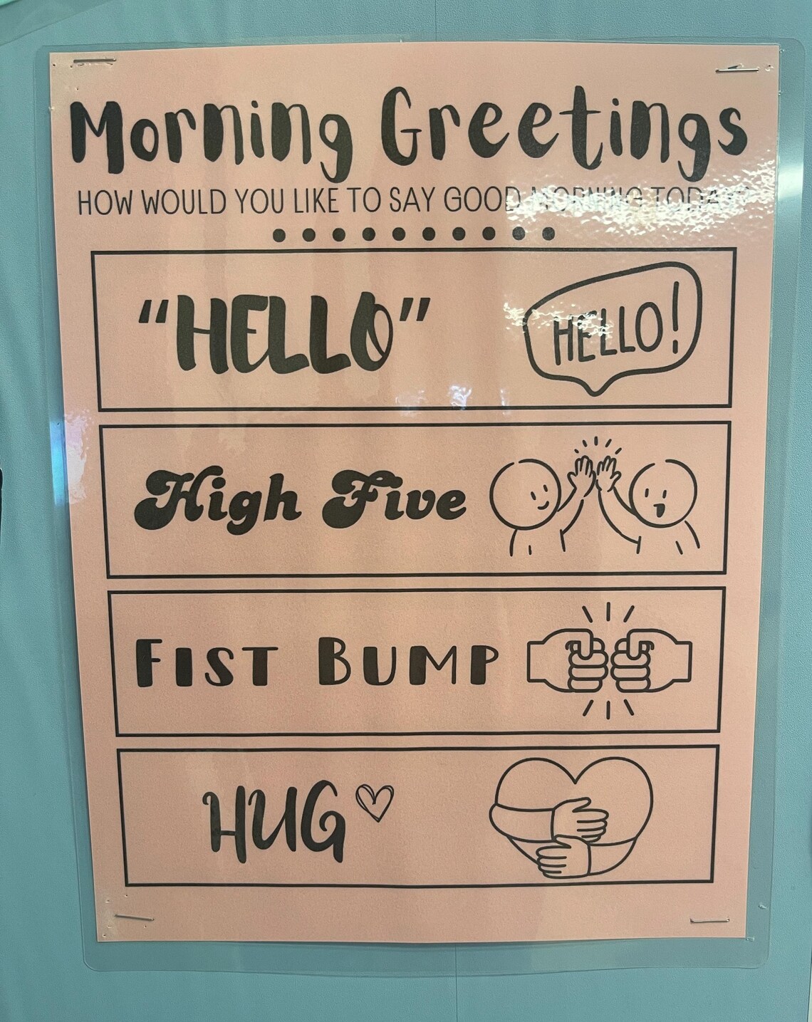 Morning Greetings Poster - Etsy