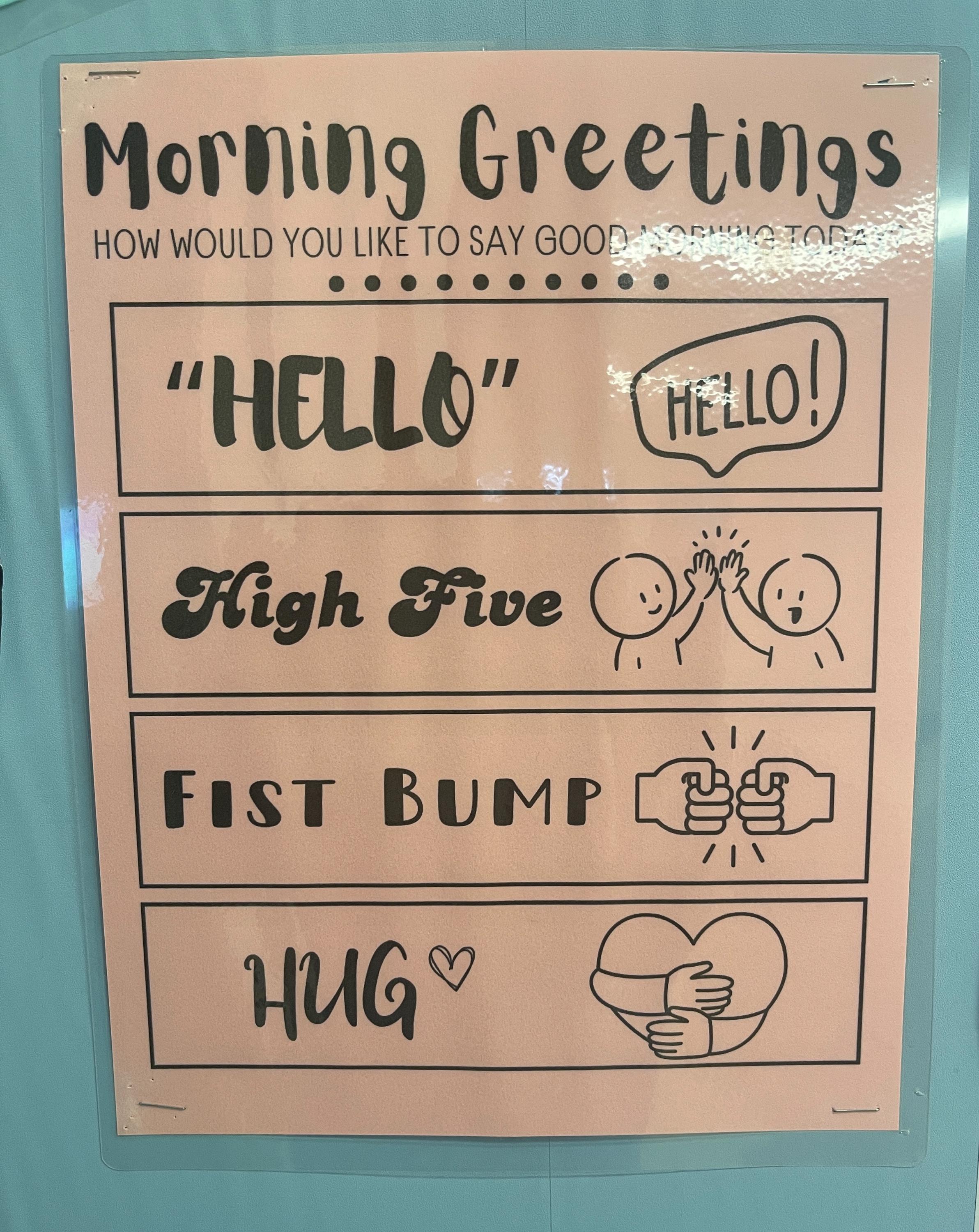 Morning Greetings Poster - Etsy