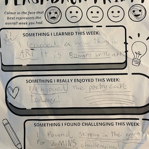 Flashback Friday Reflection Worksheet - Etsy
