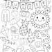 Summer Themed Mindful Colouring Pages - End of School Year - Etsy