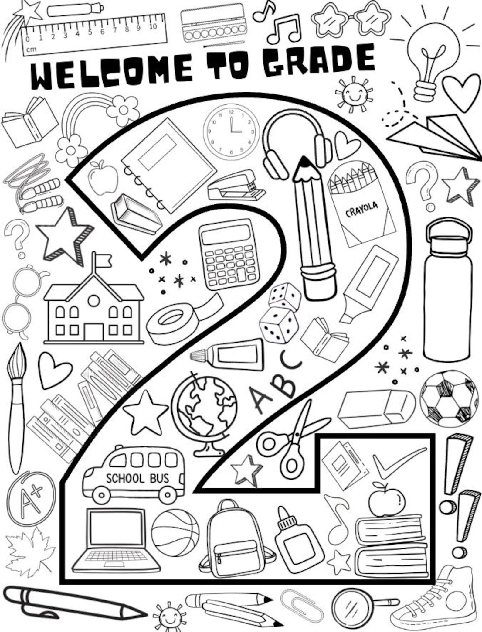 Mindful Colouring Pages: Back to School - Grades 2-6 (digital Download ...