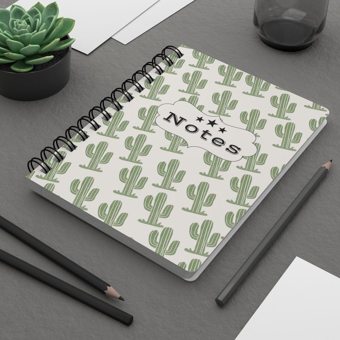 Spiral Bound Lined Notebook, Cute Stationery Gift for Students and ...