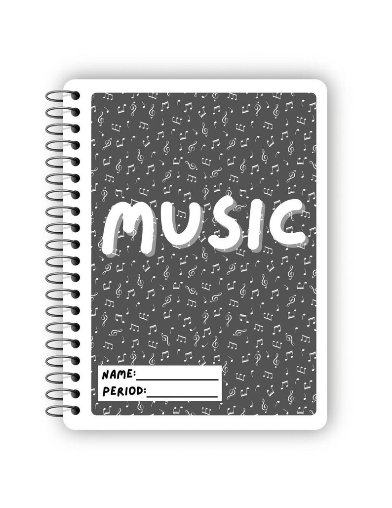Music Binder Cover Insert | Digital Download | Student & Teacher Binder ...