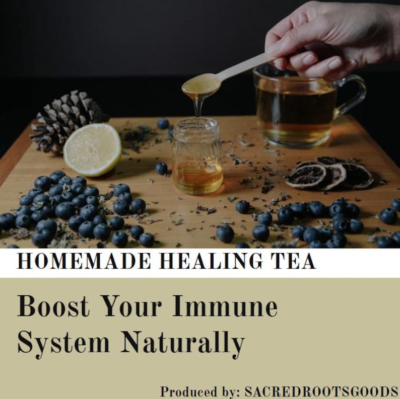 Printable Herbal Tea Recipe | Immune Support & Self-care Wellness PDF ...