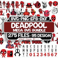Deadpool DXF/SVG CNC Plasma - Etsy