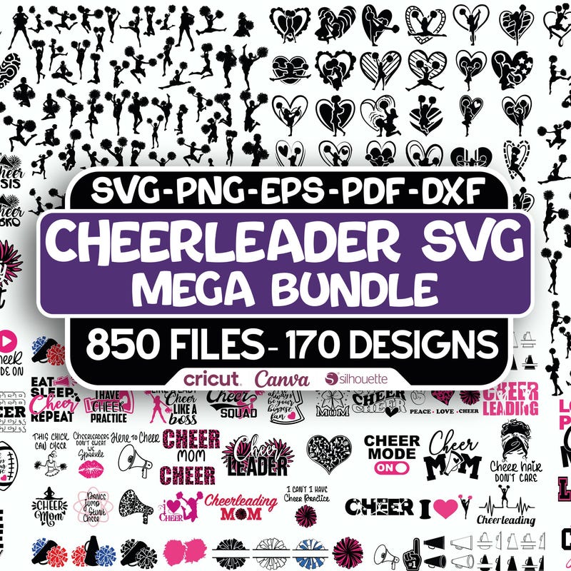 Cheerleader Svg - Etsy