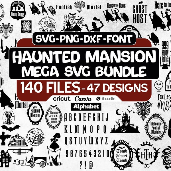 Haunted Mansion Svg - Etsy