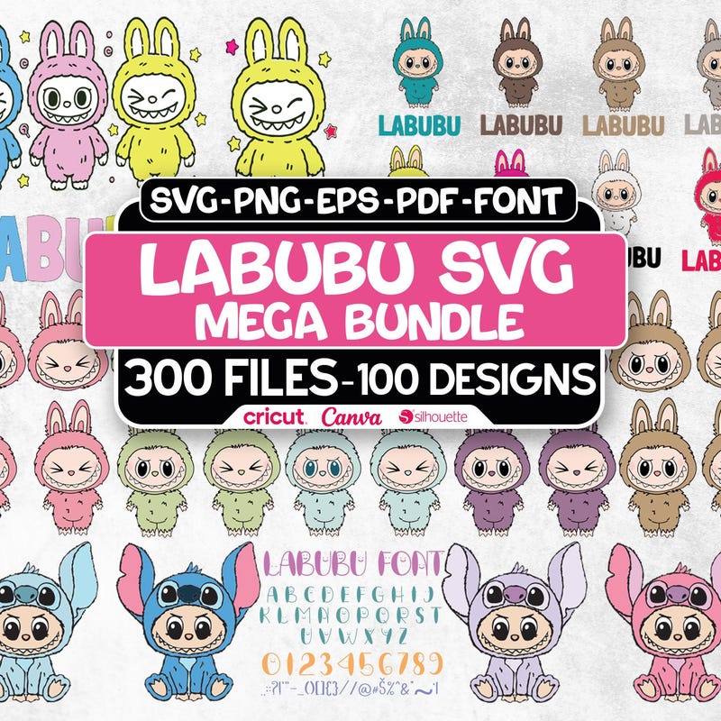 Labubu Font - Etsy