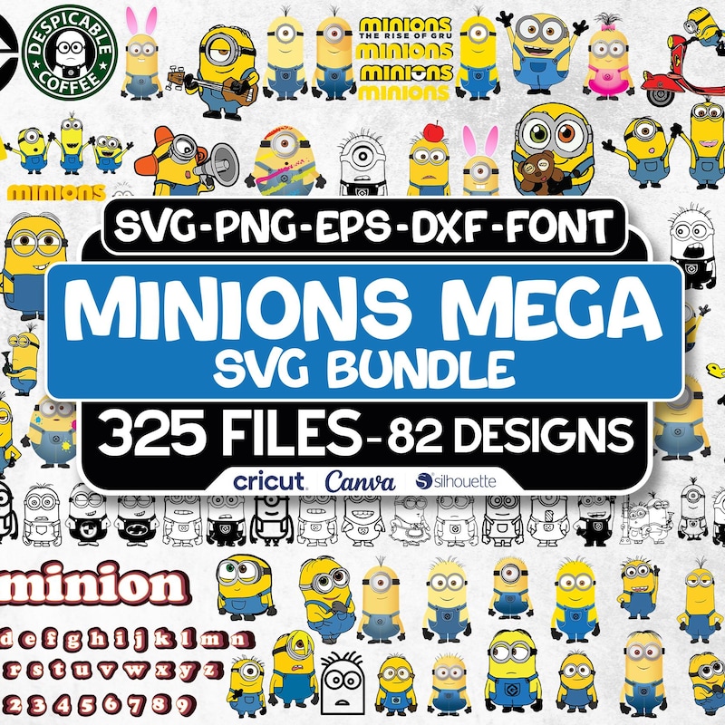 Minion Face Svg - Etsy