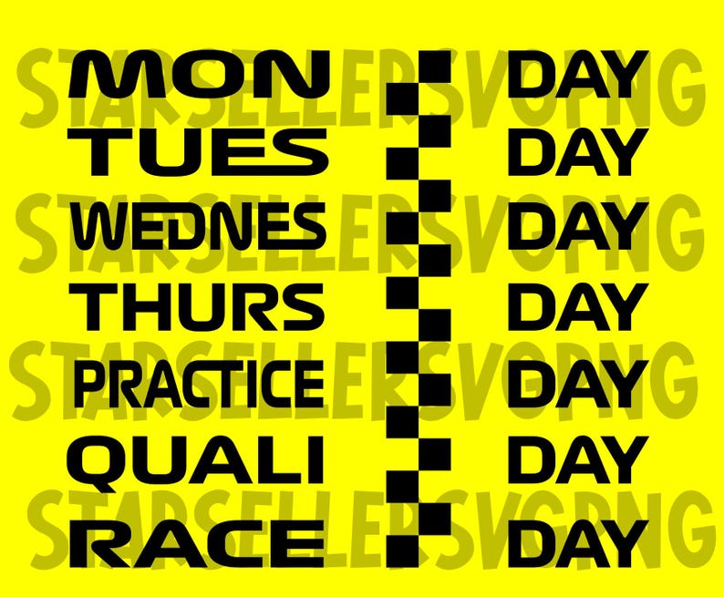 Formula 1 Race Day Png,f1 2025 Png Svg,formula One Png,monday Tuesday ...
