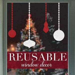 Extra Large Christmas Window Clings - Etsy