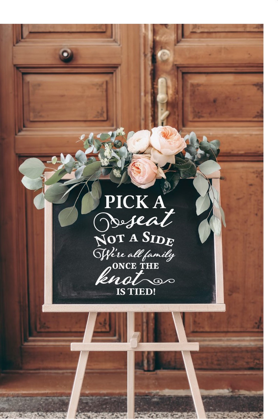 Pick a Seat Not a Side Sign Vinyl Decal Choose a Seat Not a - Etsy