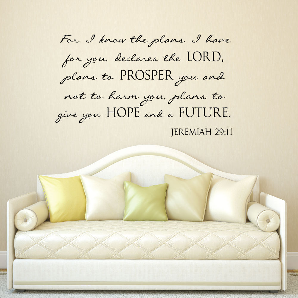 Scripture Wall Decal Nursery Wall Decals Nursery Decals | Etsy