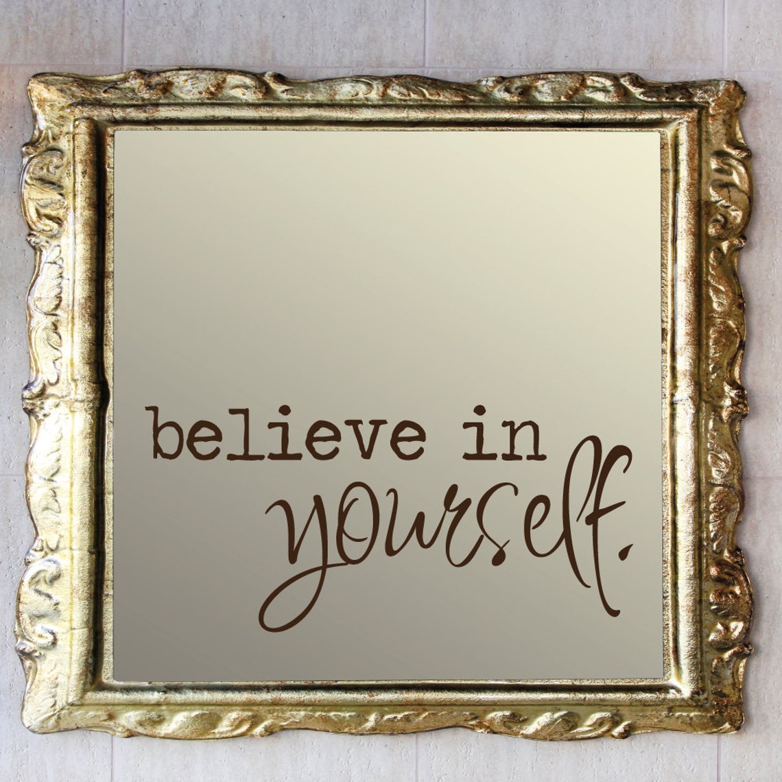 Believe in Yourself Inspirational Wall Art Inspirational - Etsy