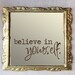 Believe in Yourself Inspirational Wall Art Inspirational Wall Decals ...