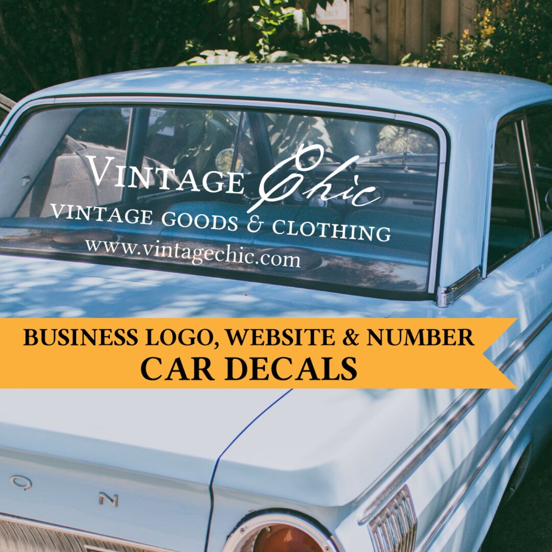 Car Decal Advertising Business Car Decals Business Decals Website Decal ...