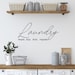 Laundry Decal, Laundry Vinyl Decal, Laundry Wall Decal, Laundry Wash ...