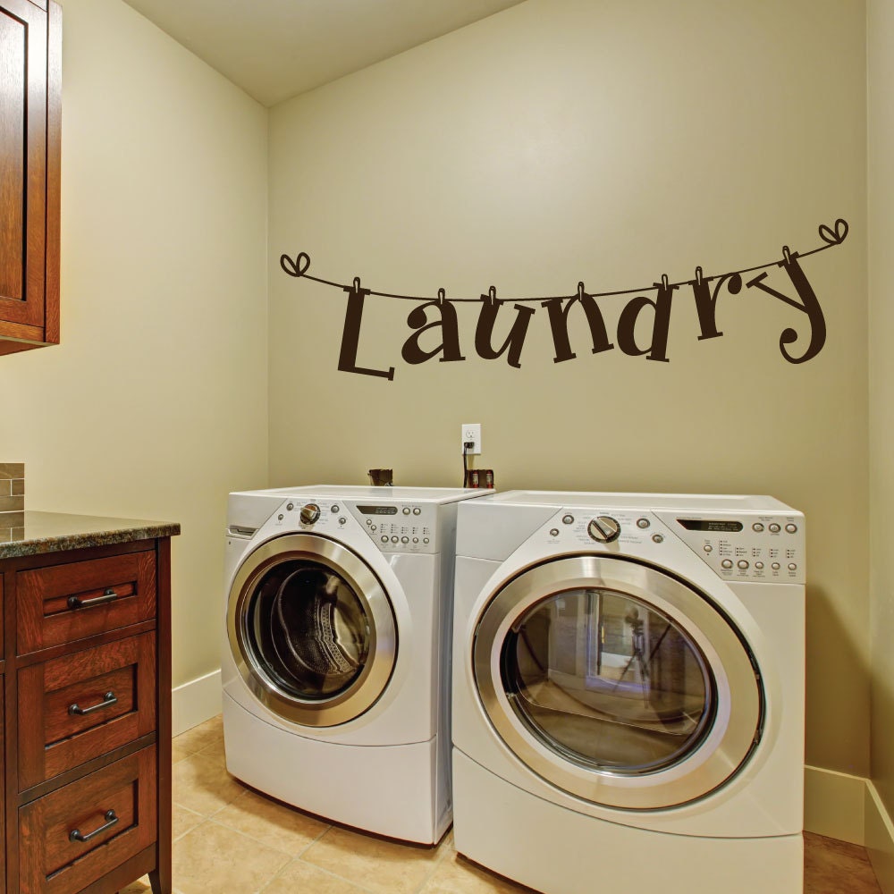Laundry Room Wall Decals Laundry Room Decal Laundry Room - Etsy