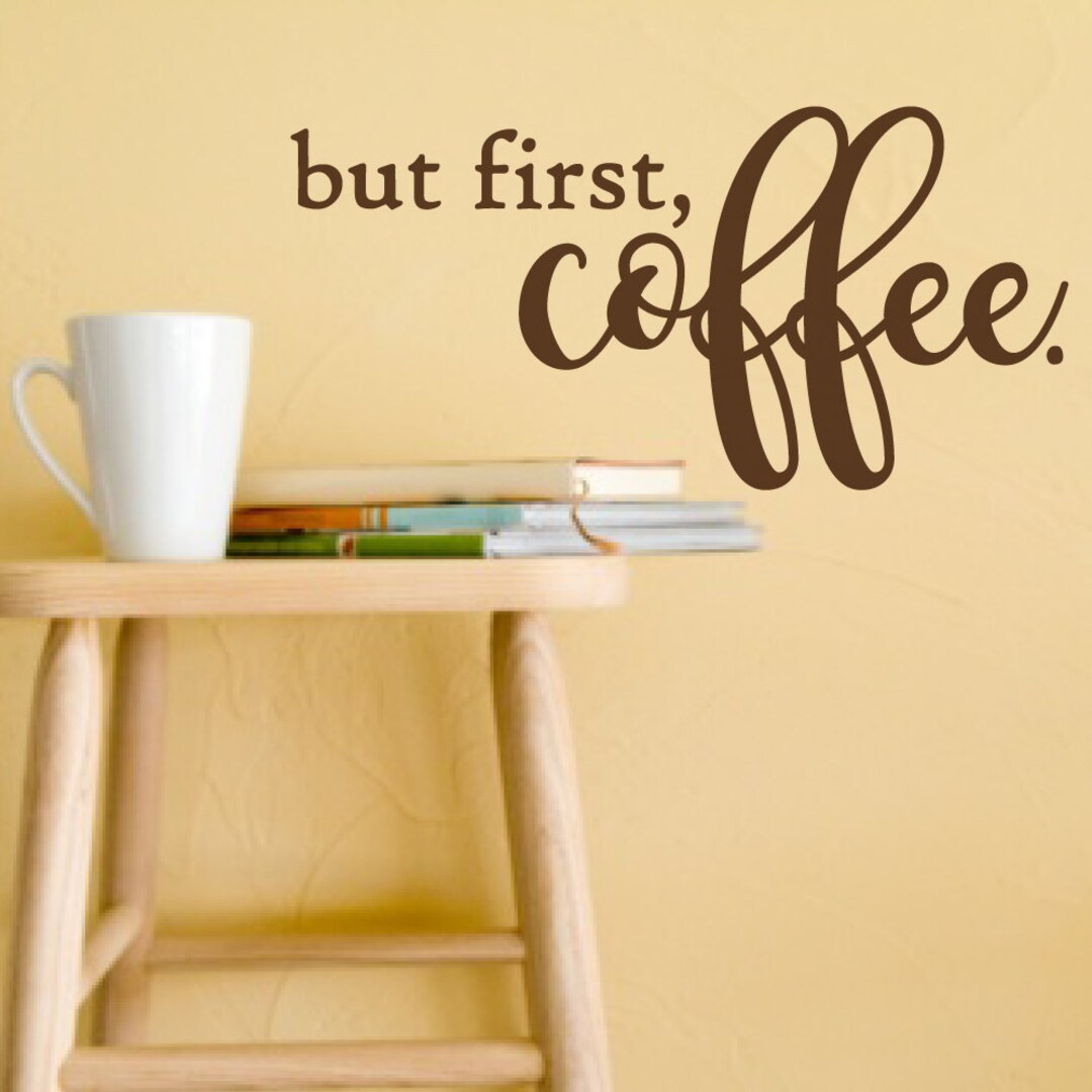 Coffee Gift Coffee Lovers Gift Coffee Stickers Coffee Vinyl - Etsy