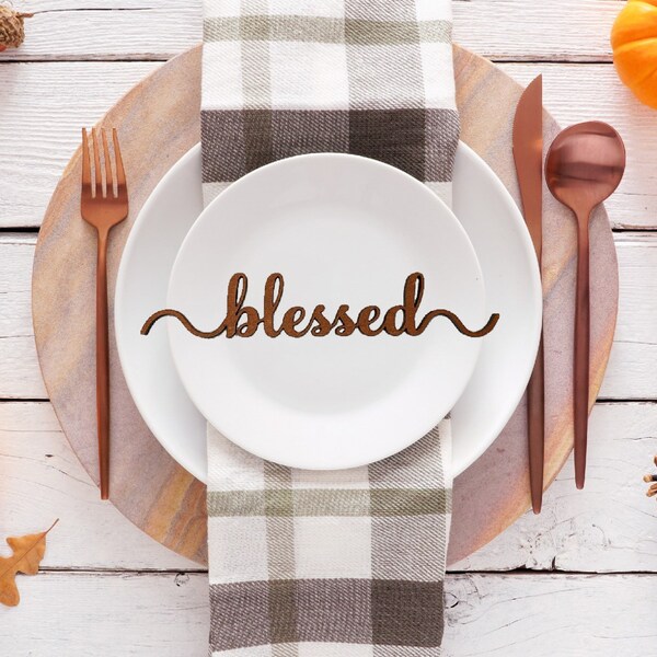 Thankful Plates - Etsy
